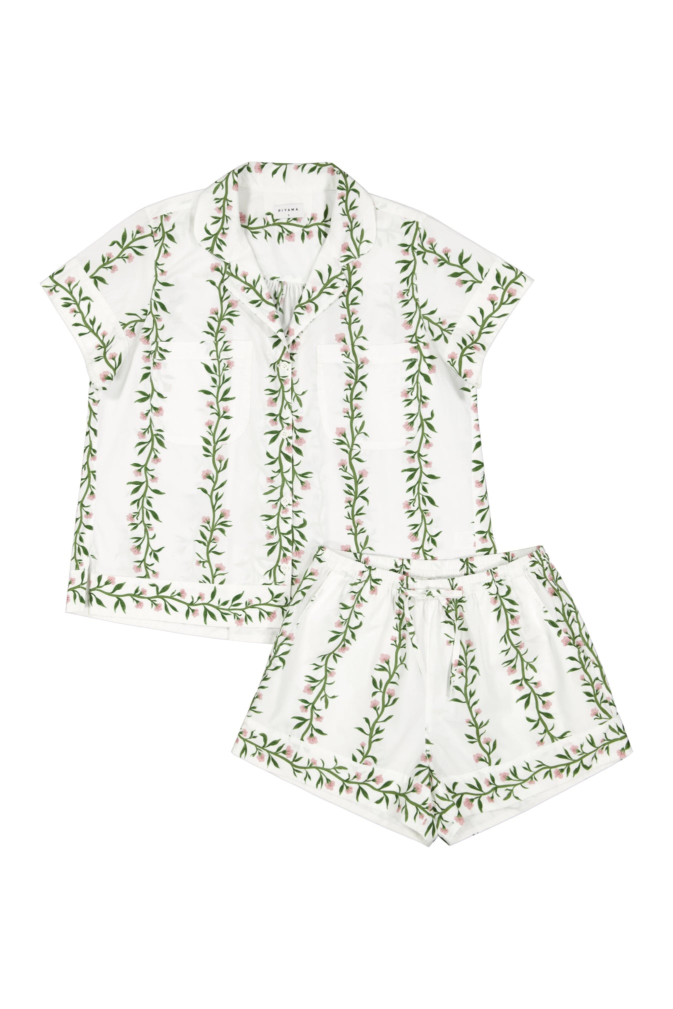 Emily Sleep Set - Cotton - Vine Pink – Piyama