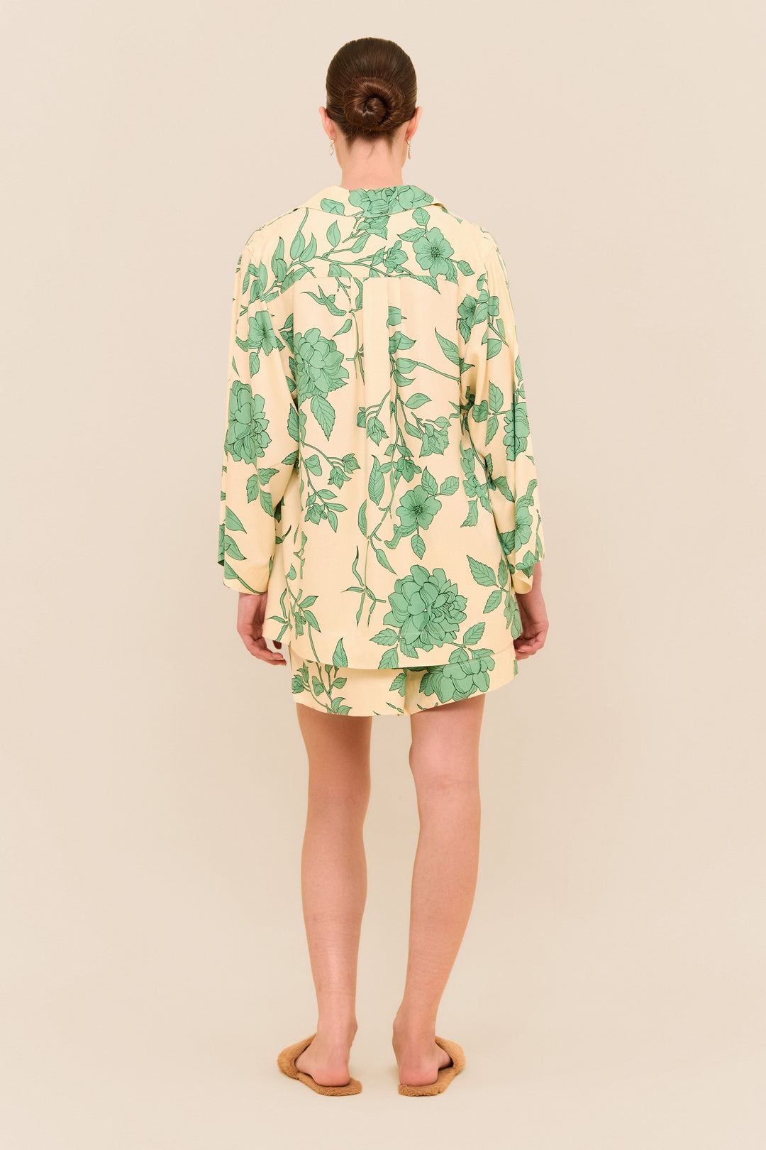 Peta Pyjama Set - Romantic Floral - Cream – Piyama