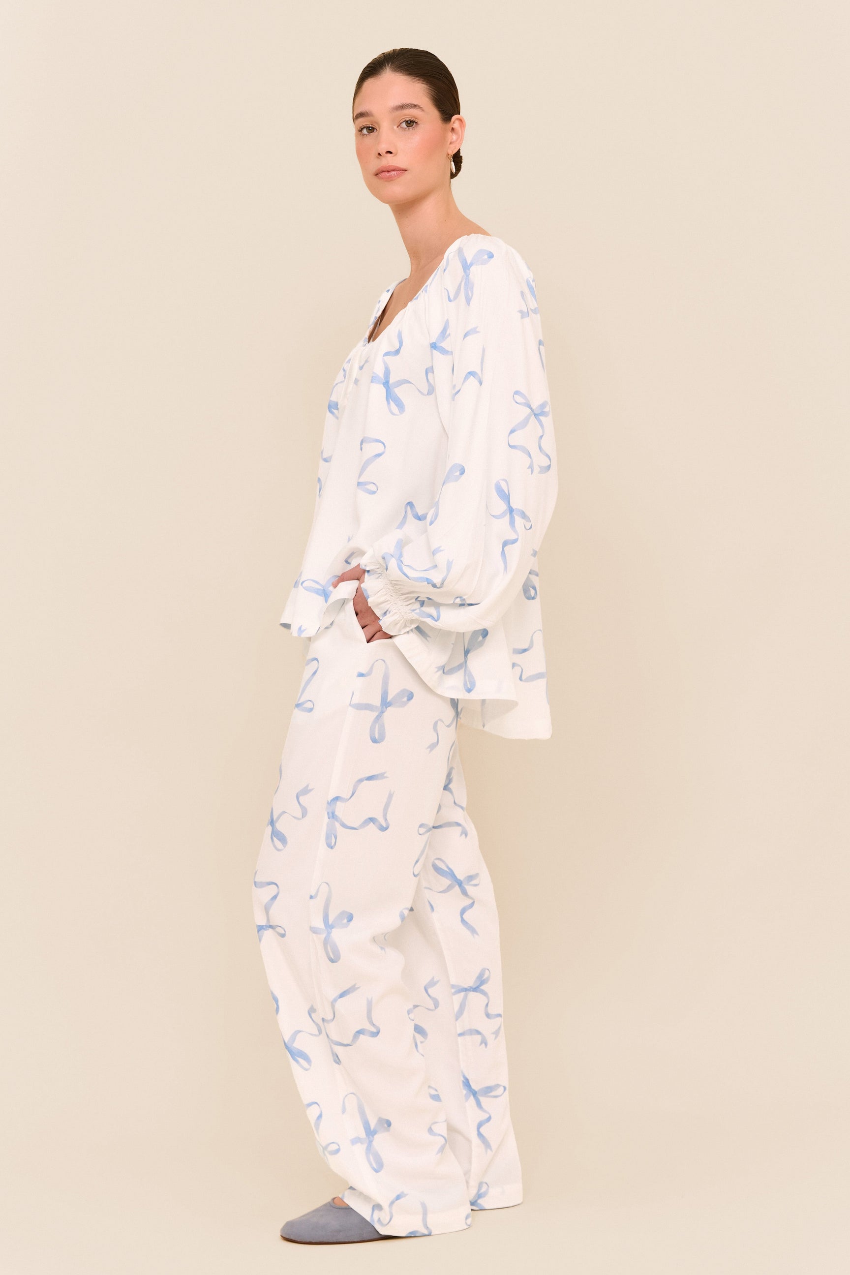 Heidi Sleep Set - Long - Bow – Piyama